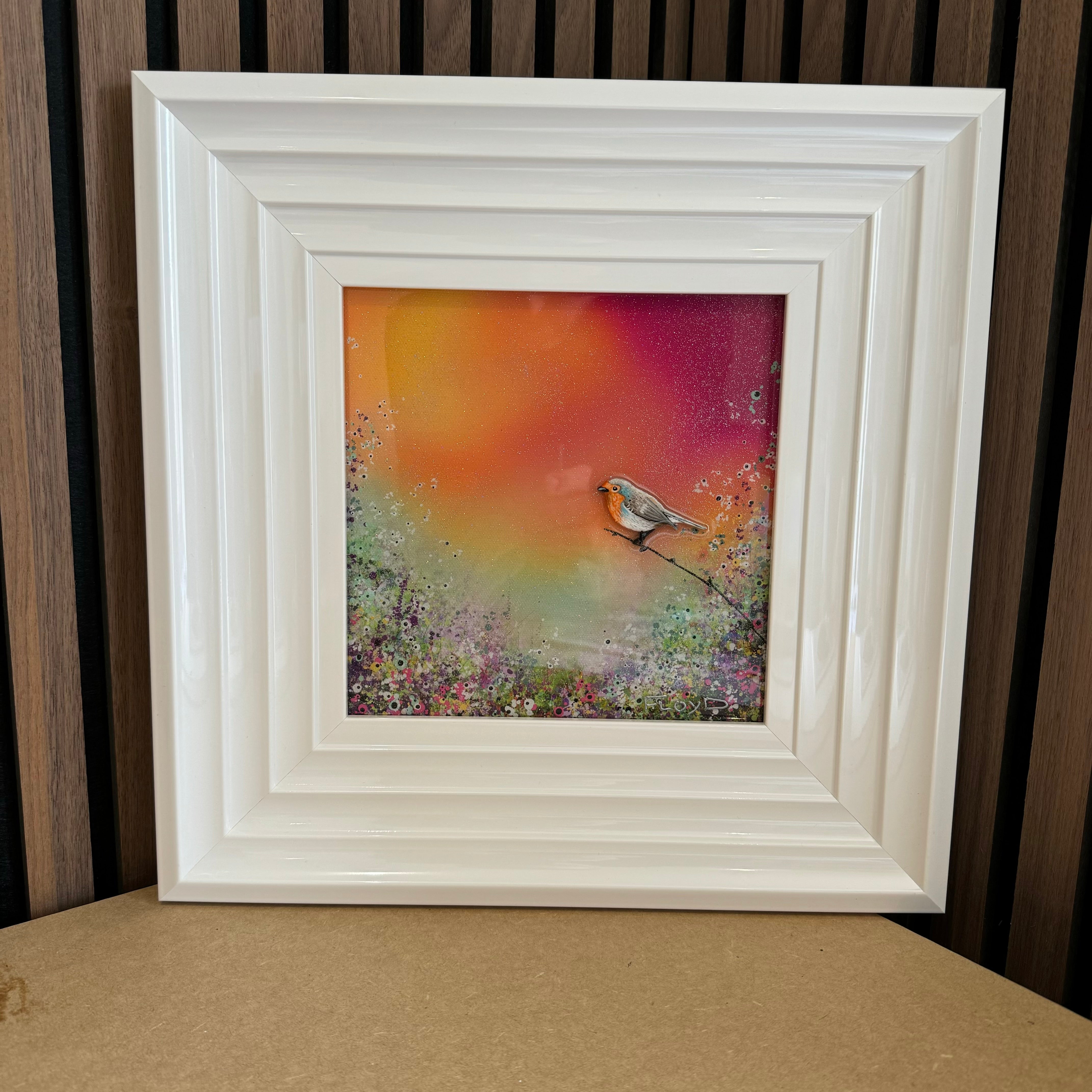 3D Robin Original Paintings – “I’M OK’ Said The Bee by Garry Floyd