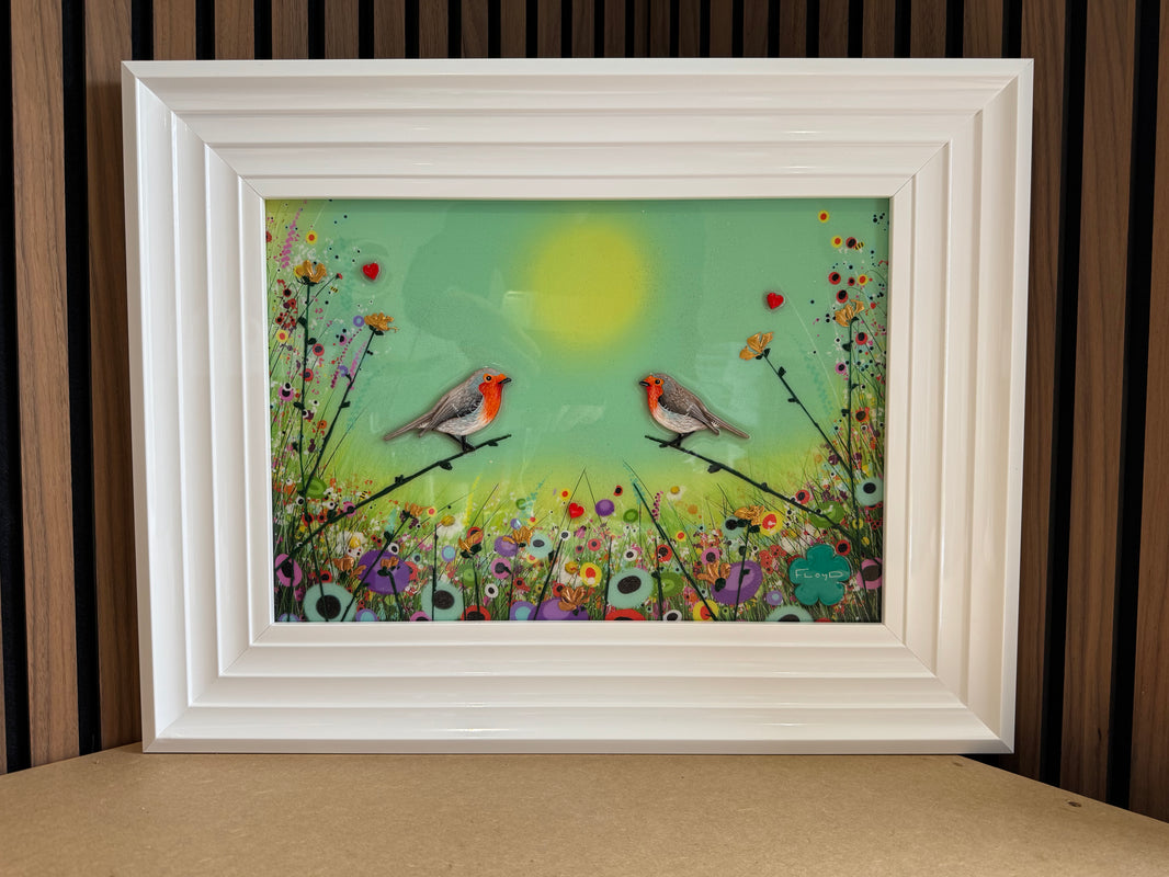 Robin Original Paintings – “I’M OK’ Said The Bee by Garry Floyd