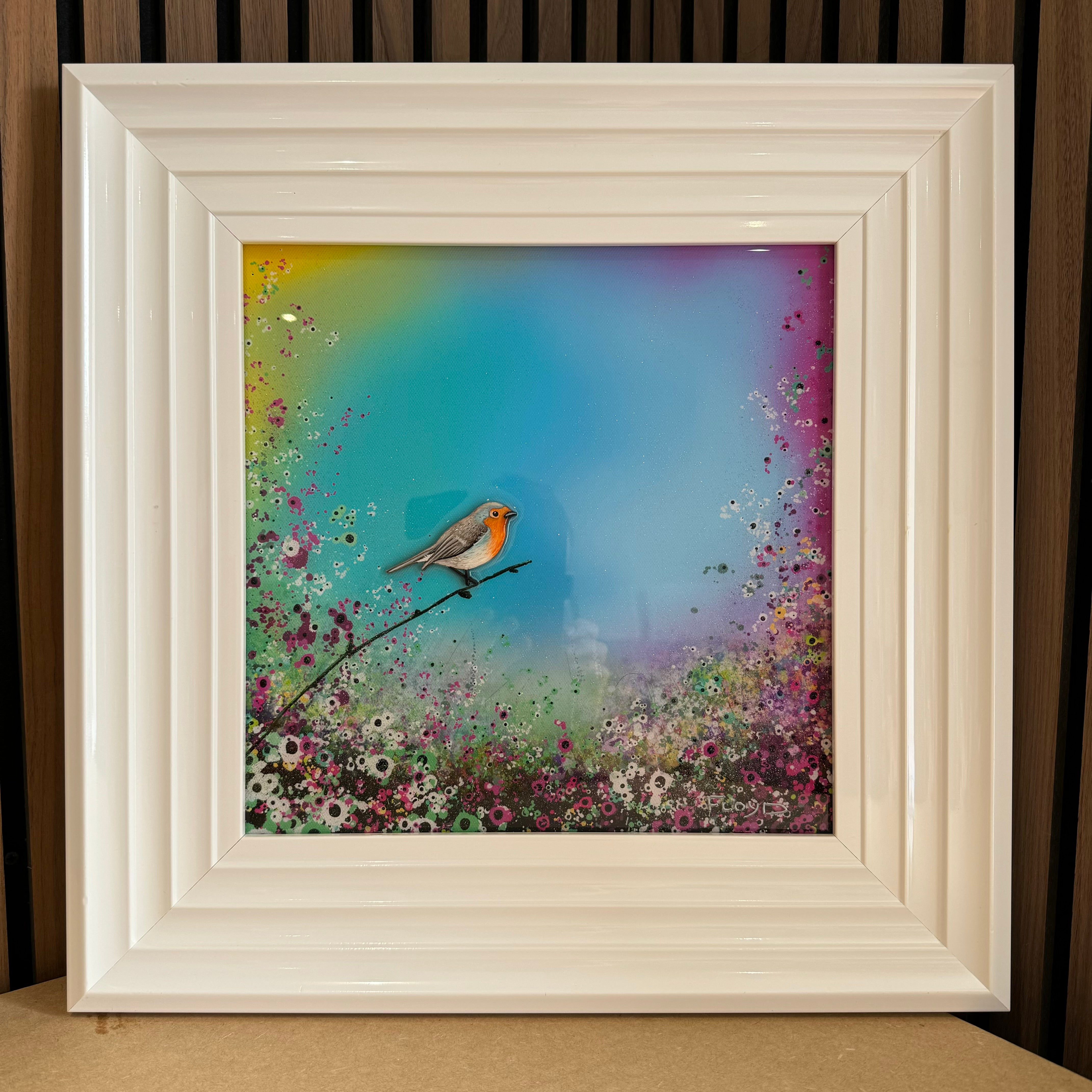 3D Robin Original Paintings – “I’M OK’ Said The Bee by Garry Floyd
