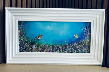 3D Robin Original Paintings – “I’M OK’ Said The Bee by Garry Floyd