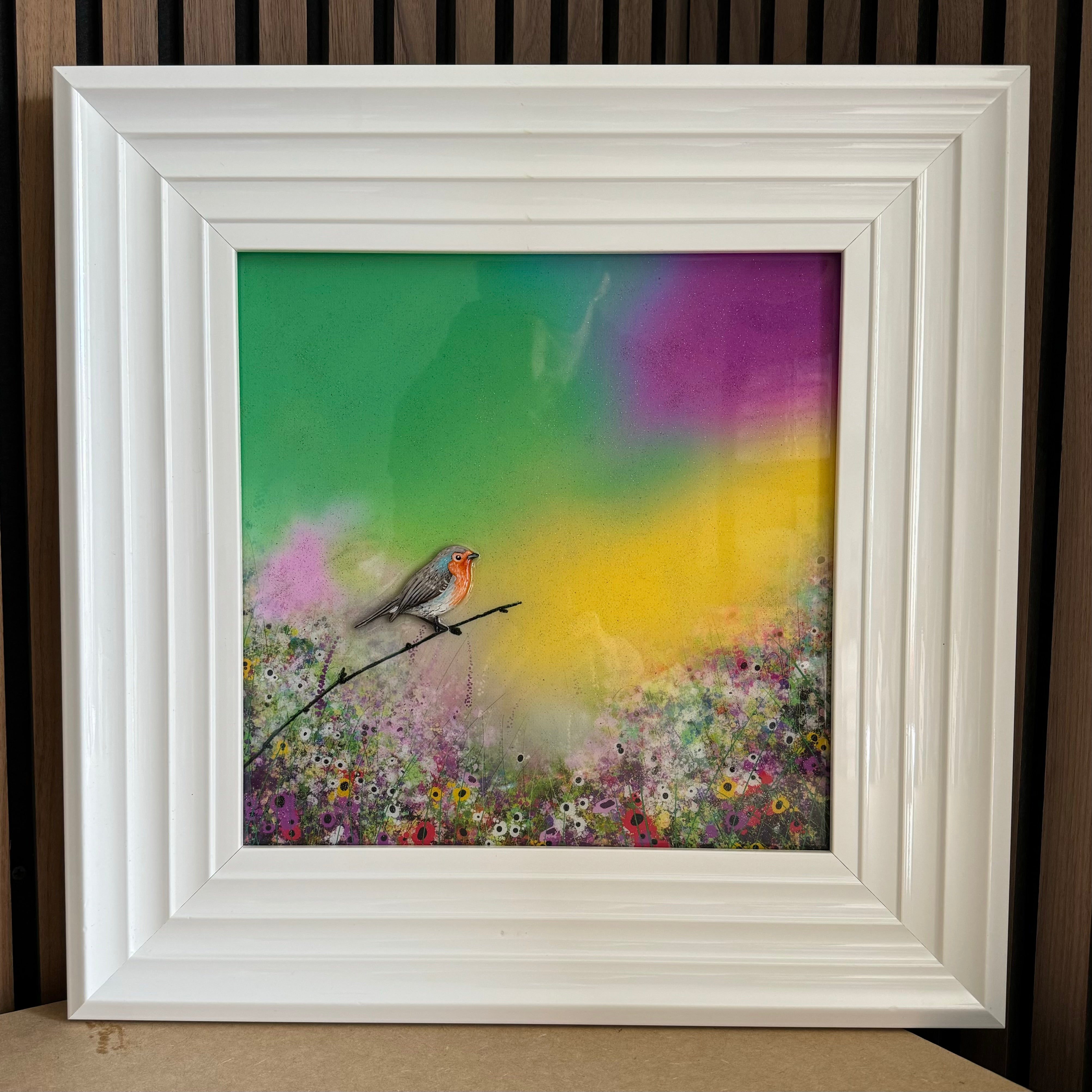 3D Robin Original Paintings – “I’M OK’ Said The Bee by Garry Floyd