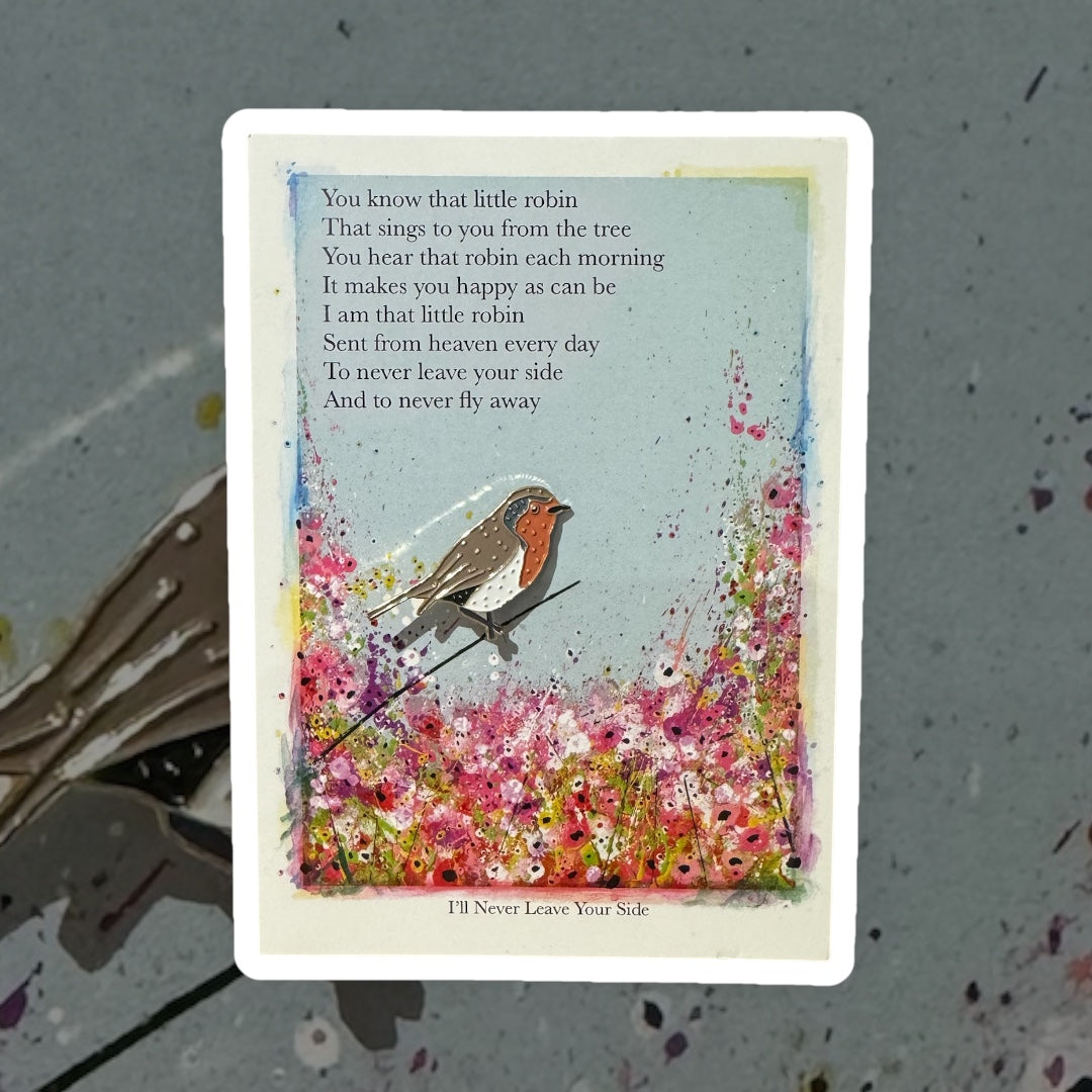 Official Robin pin “I’ll never leave your side” – “I’M OK’ Said The Bee ...