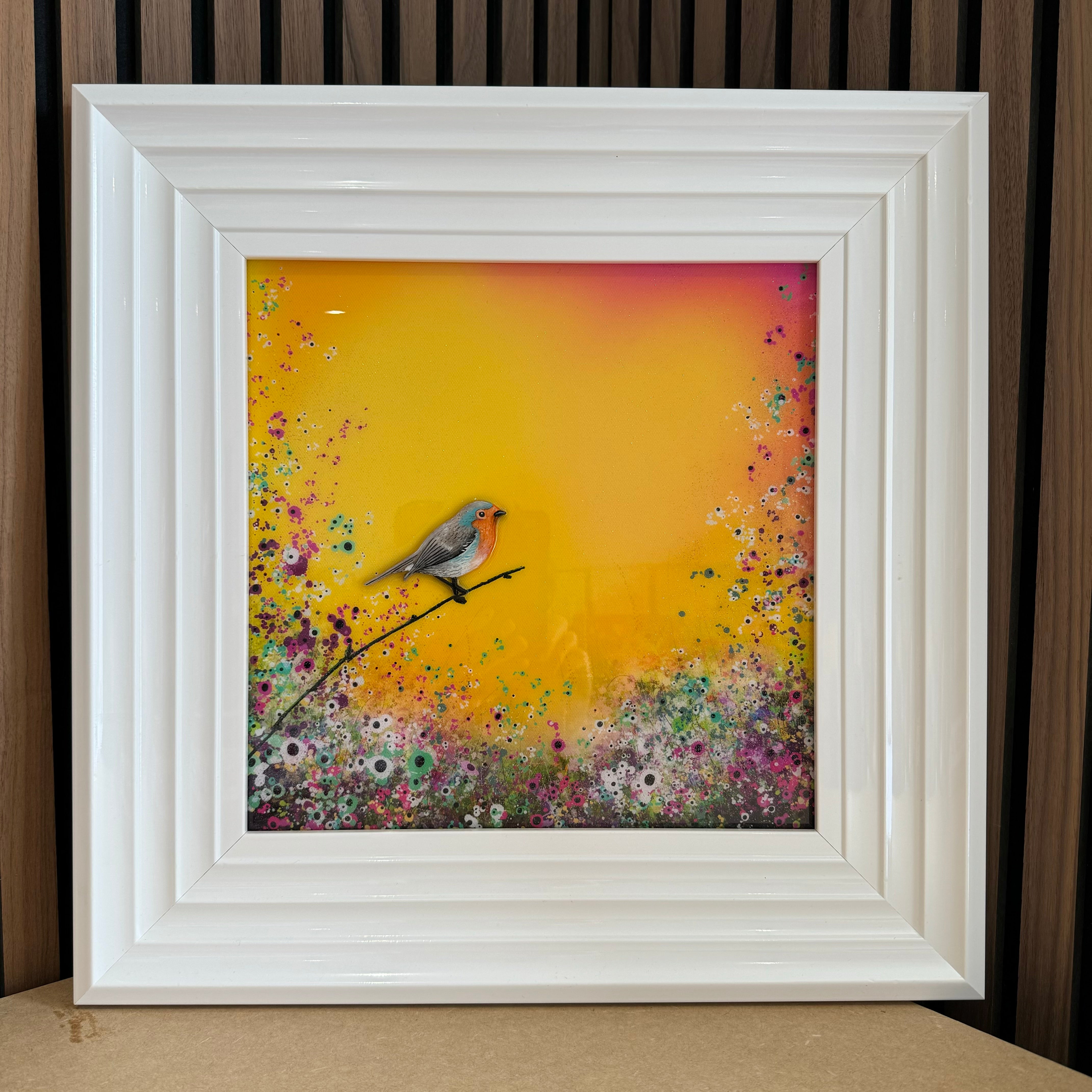 3D Robin Original Paintings – “I’M OK’ Said The Bee by Garry Floyd
