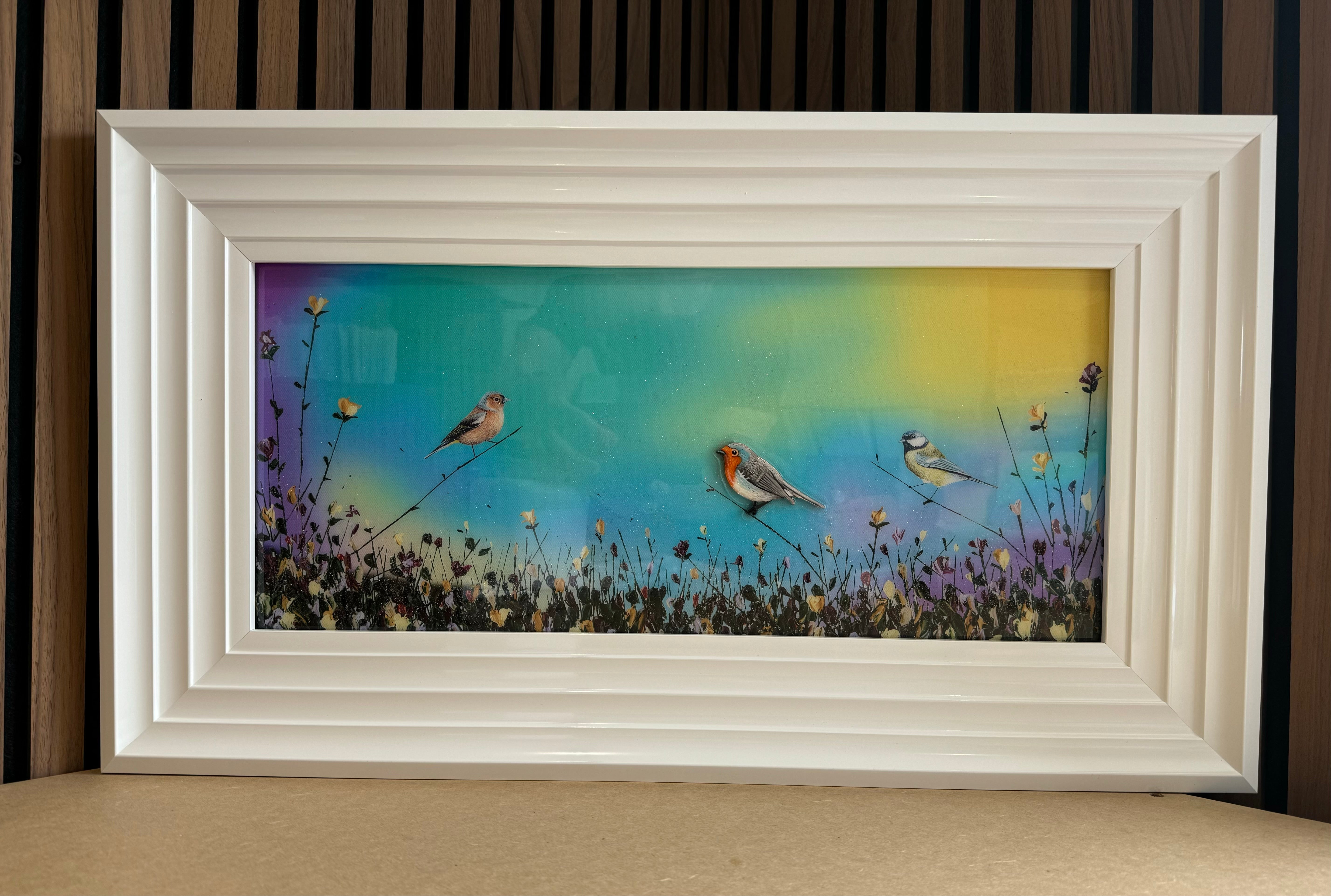 Robin Original Paintings – “I’M OK’ Said The Bee by Garry Floyd