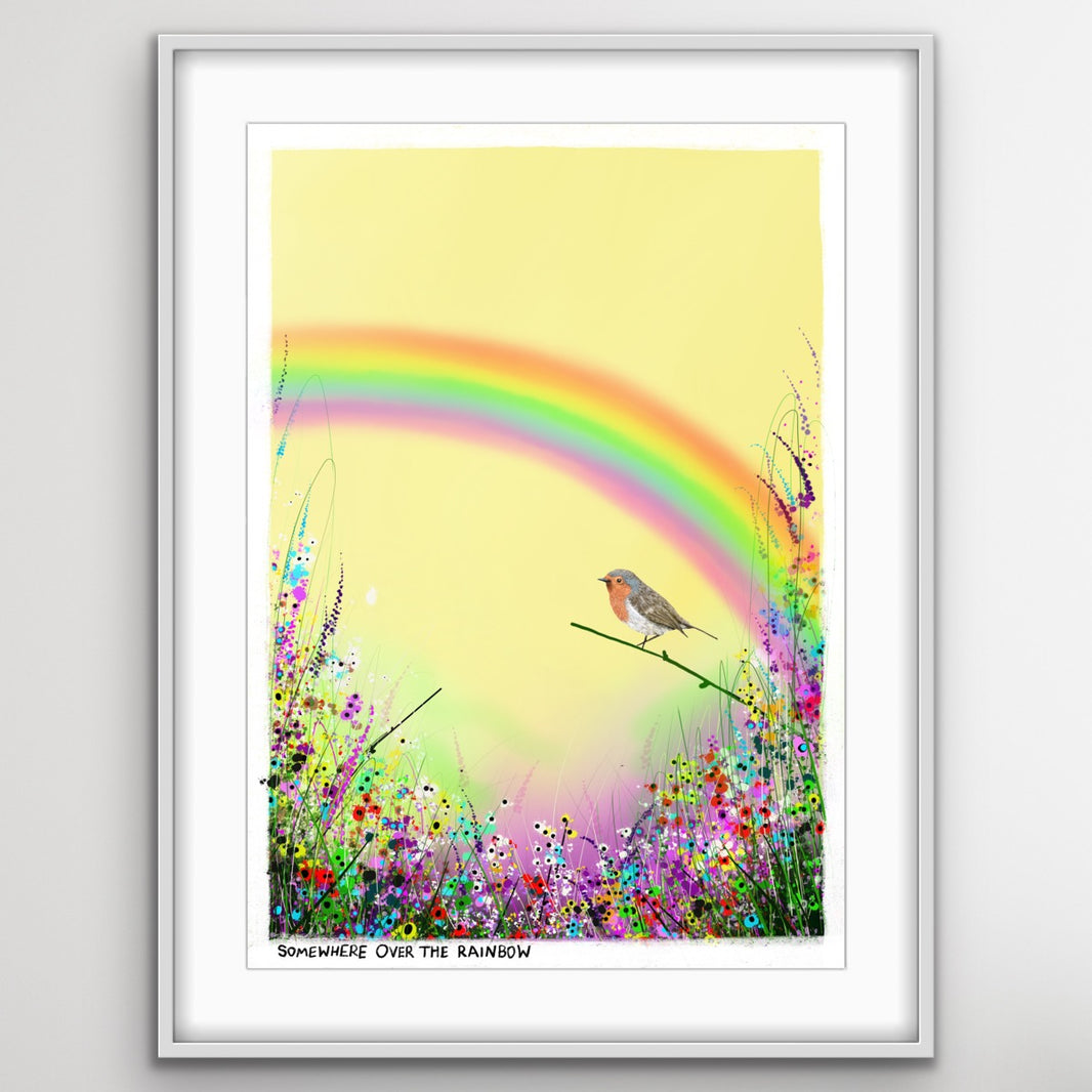 Robin Themed Prints – “I’M OK’ Said The Bee by Garry Floyd