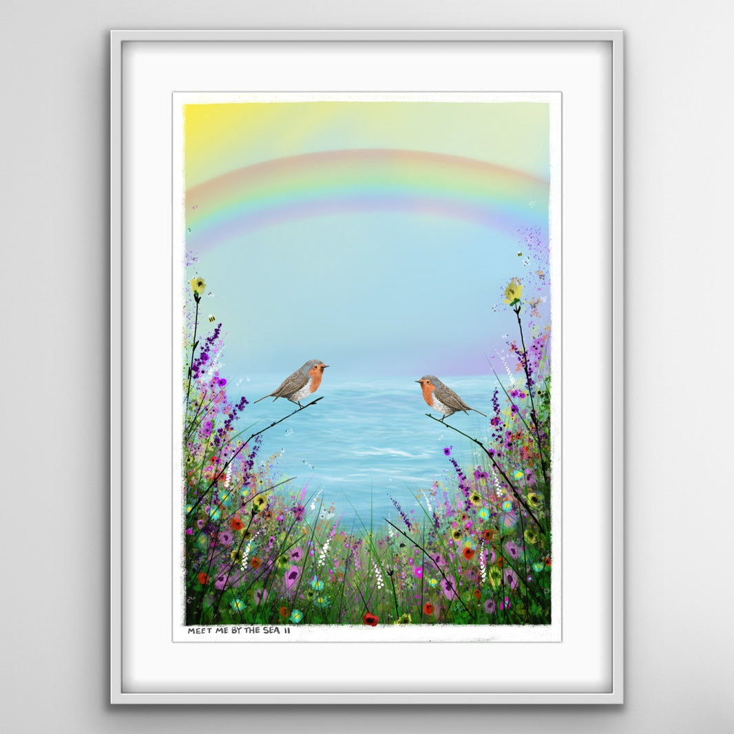 Robin Themed Prints – “I’M OK’ Said The Bee by Garry Floyd